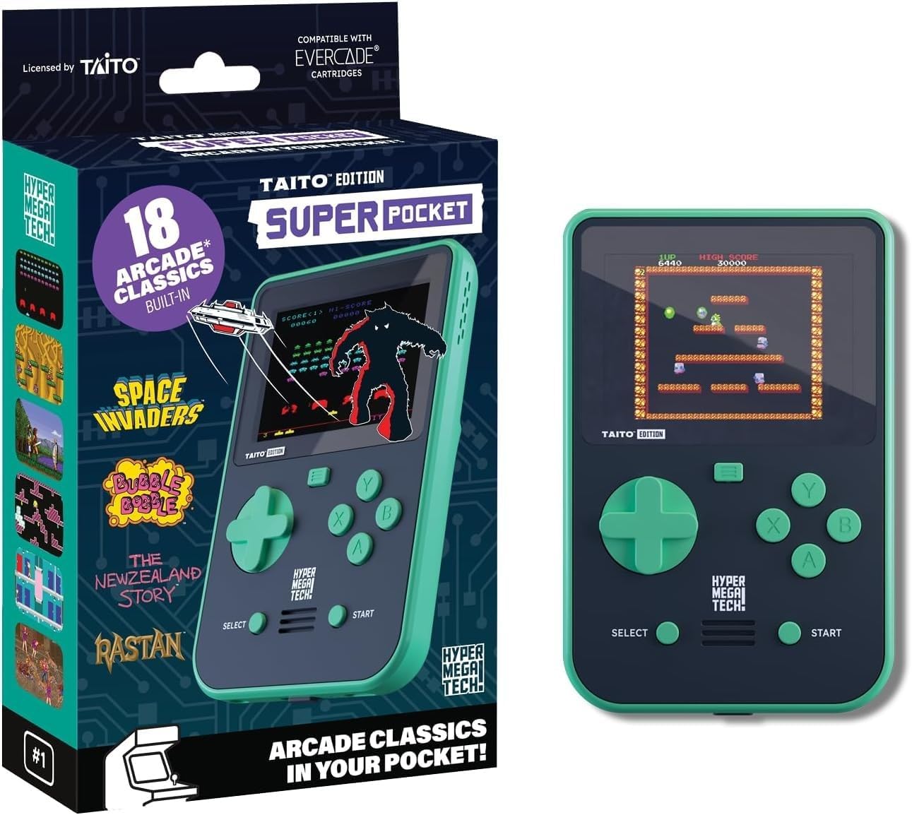 Evercade Hyper Mega Tech Super Pocket Taito Edition – Hit