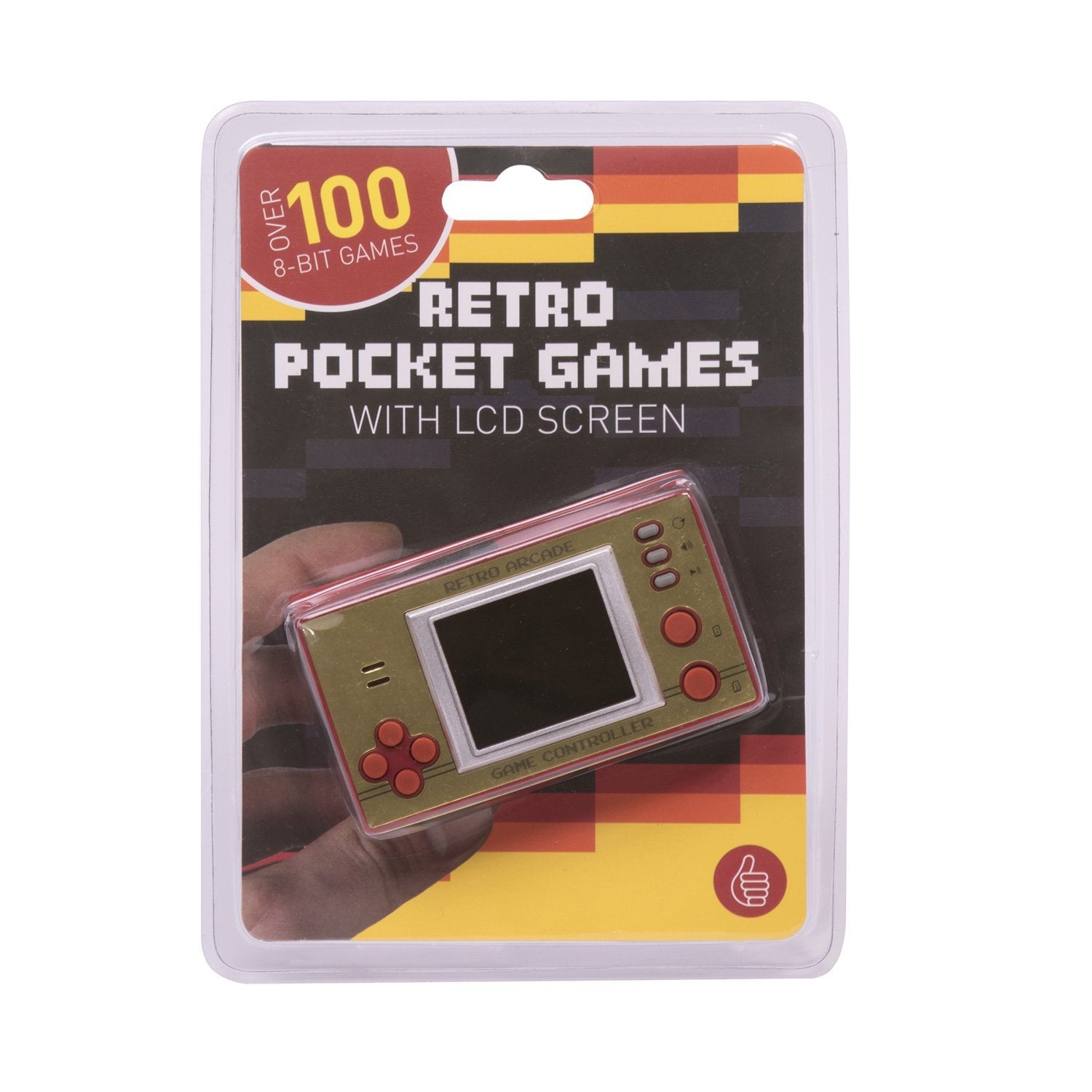 Thumbs Up Retro Pocket Games with LCD Screen – Hit