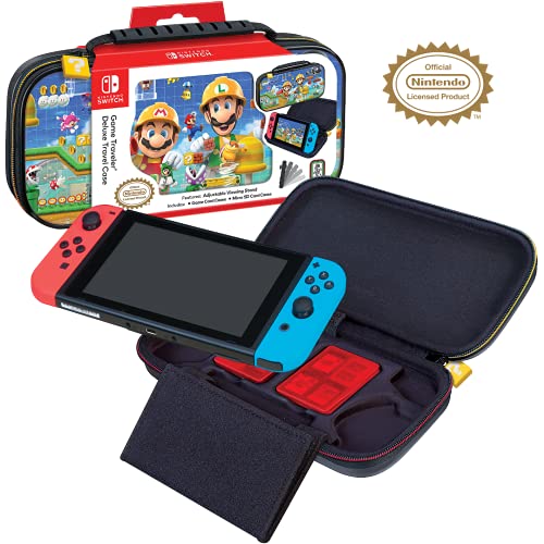 Switch Super Mario Maker Carrying Case- Protective Deluxe Travel Case – Hit