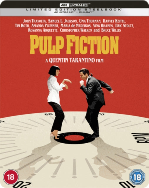 Pulp Fiction [Blu-ray / 4K Ultra HD + Blu-ray (Steelbook)] – Hit