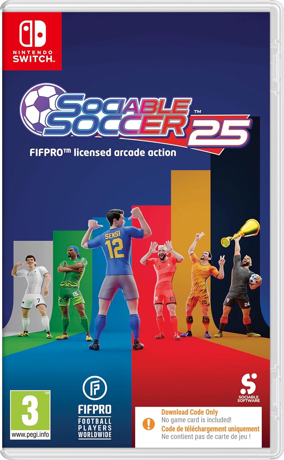 Sociable Soccer 25 (Nintendo Switch) (Code in a Box) – Hit