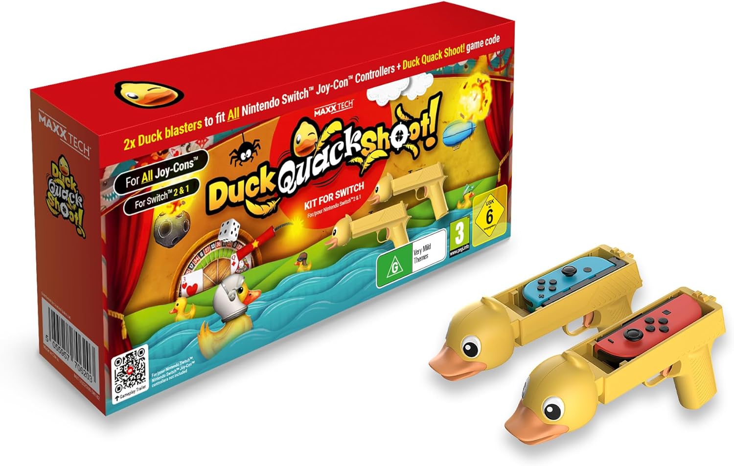 Duck, Quack, Shoot! Kit for Switch 2&1- Includes Downloadable Switch C ...