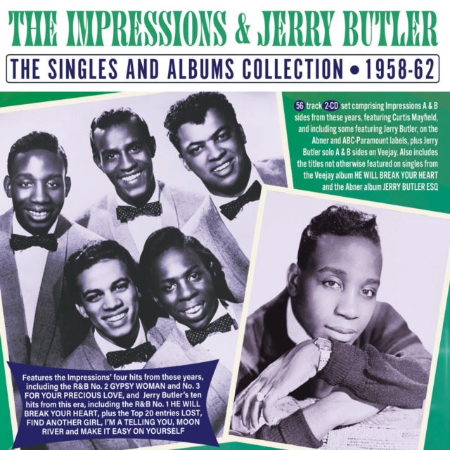The Impressions & Jerry Butler - The Singles and Albums Collection 195 ...