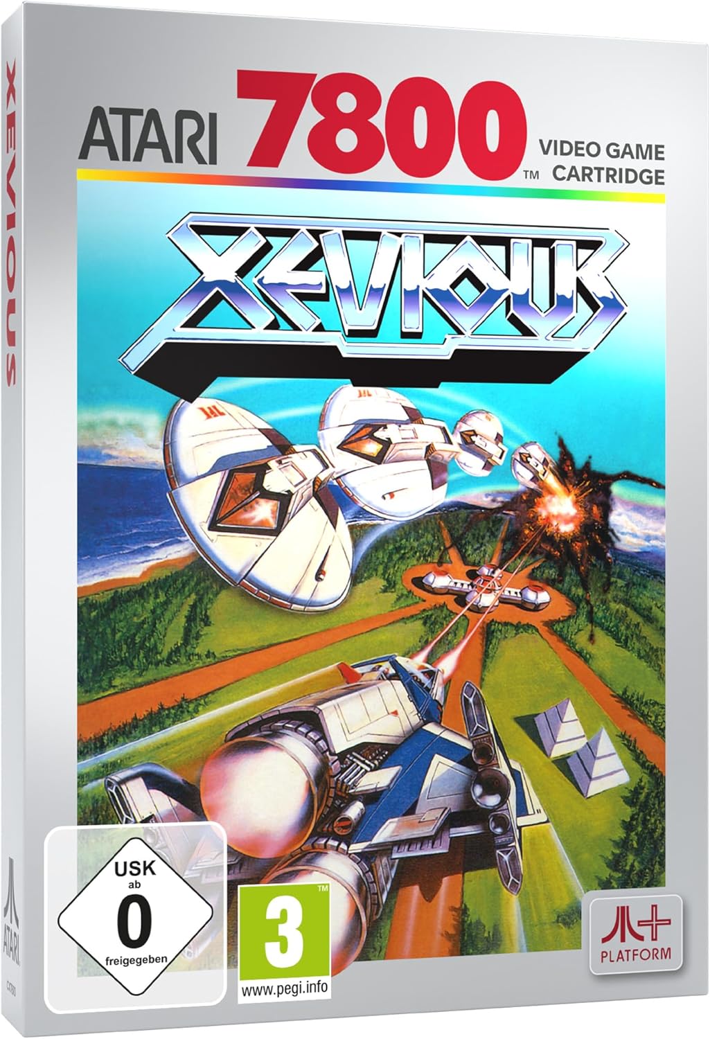 XEVIOUS (compatible with Atari 2600+, Atari 7800+ and Atari 7800 video ...